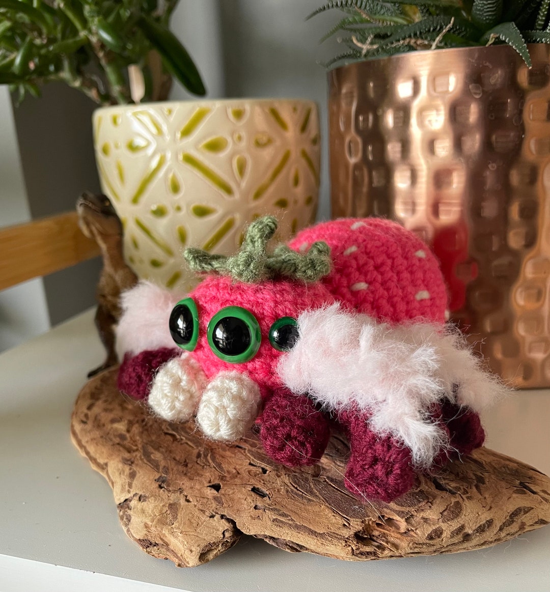 Crocheted Strawberry Spider - Etsy