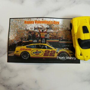 NASCAR Valentine’s Day Cards | Custom | Personalized | Racing | Set of ...