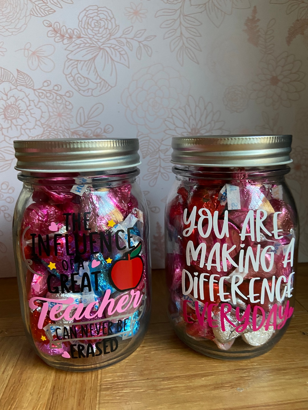 Teacher Glass Candy Jar, Teacher Gifts, Teacher Appreciation Gift - Etsy