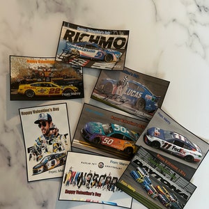 NASCAR Valentine’s Day Cards | Custom | Personalized | Racing | Set of ...