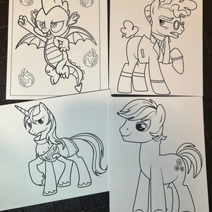 My Little Pony Coloring Sheets | Personalized | Coloring Books | Party ...