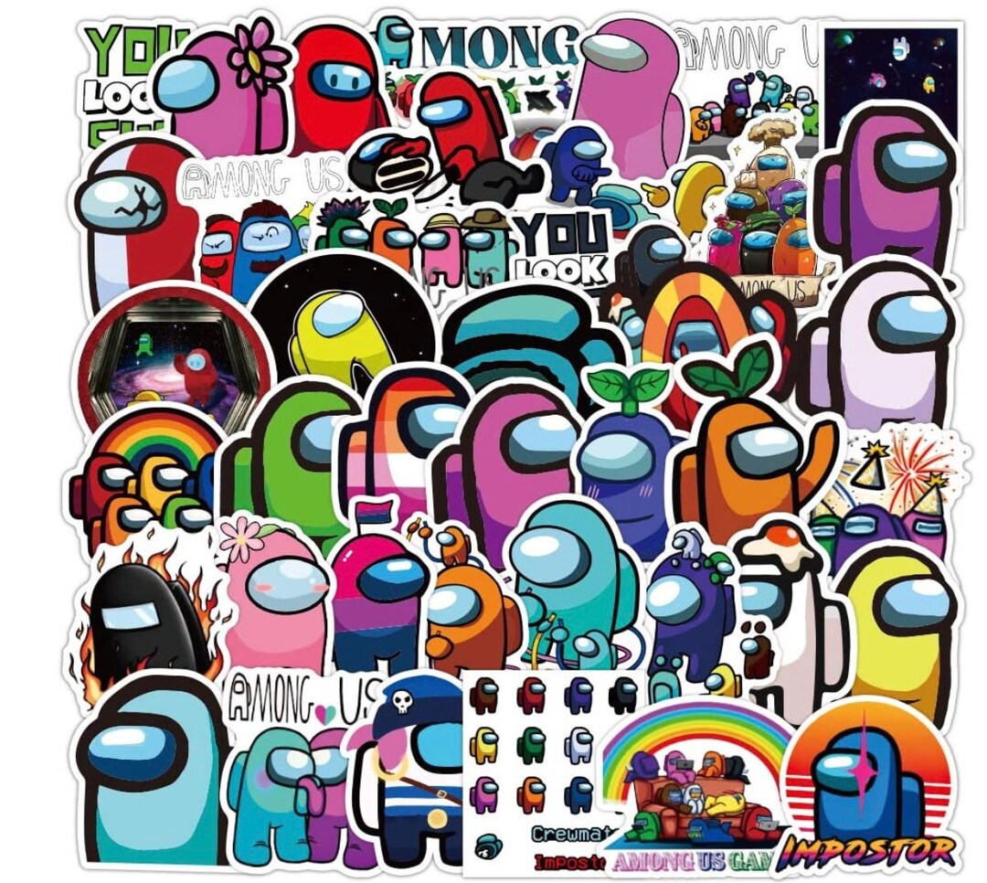 24 Piece Among Us Stickers Party Favors Fillers - Etsy