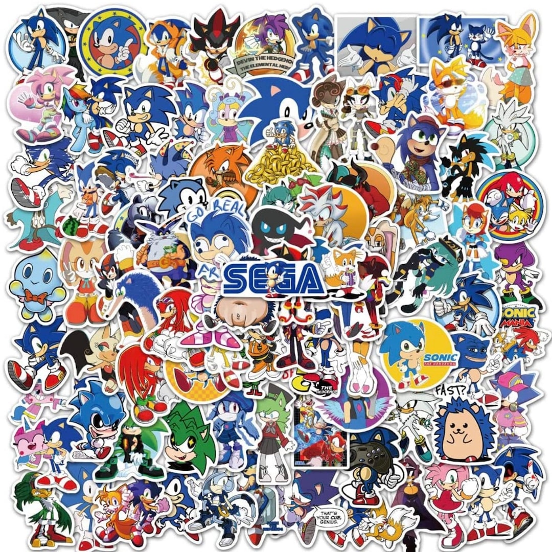 24 Piece Sonic Stickers | Party Favors | Party Favor Fullers ...
