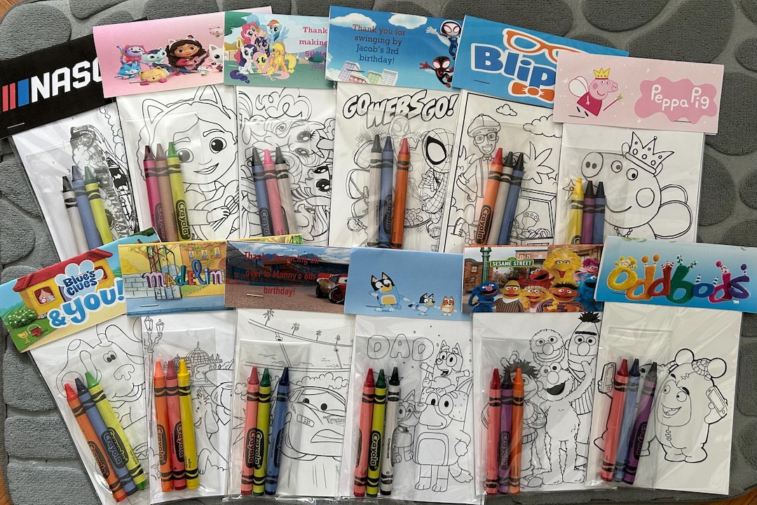 Custom Theme Coloring Pages, Coloring Sets, Coloring Books, Custom ...