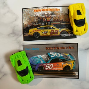 NASCAR Valentine’s Day Cards | Custom | Personalized | Racing | Set of ...