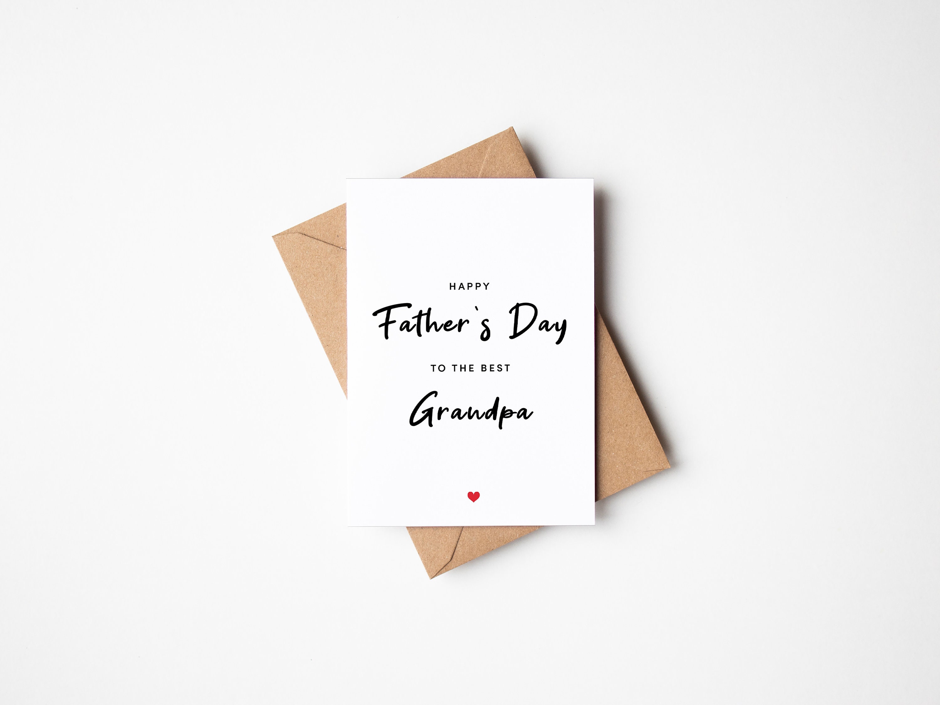 Grandpa Fathers Day Card, Fathers Day Card for Grandpa, Best Grandpa ...