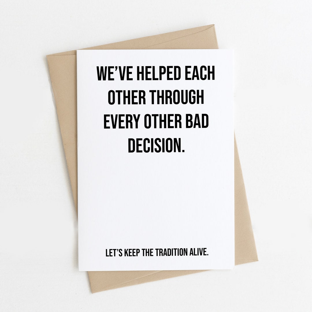 Best Friend Engagement Card, Funny Engagement Card, Congratulations ...