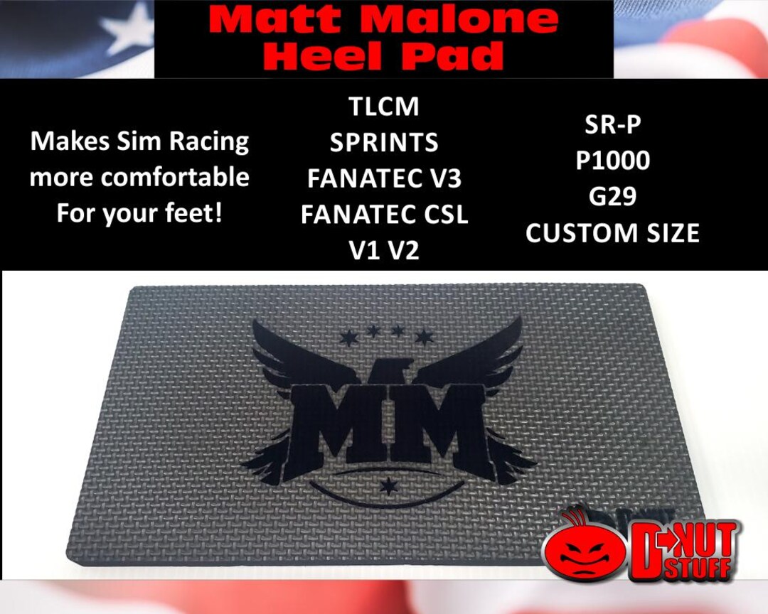 Heel Pad for Sim Racing Pedal Sets Matt Malone Version - Etsy
