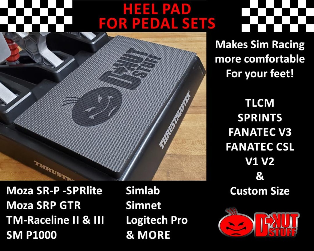 Heel Pad for Sim Racing Pedal Sets - Etsy