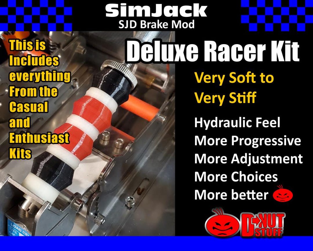 SJD Brake Mod for Simjack Pedals: Deluxe Racer Kit - Etsy