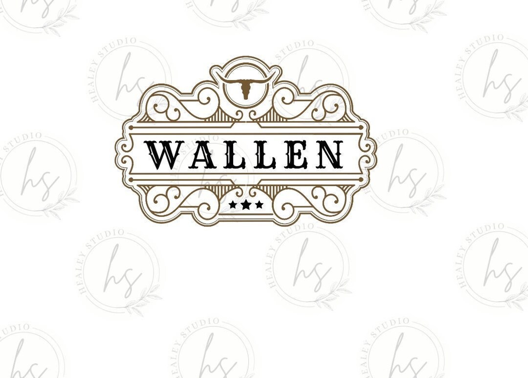 WALLEN Sublimation PNG - Etsy