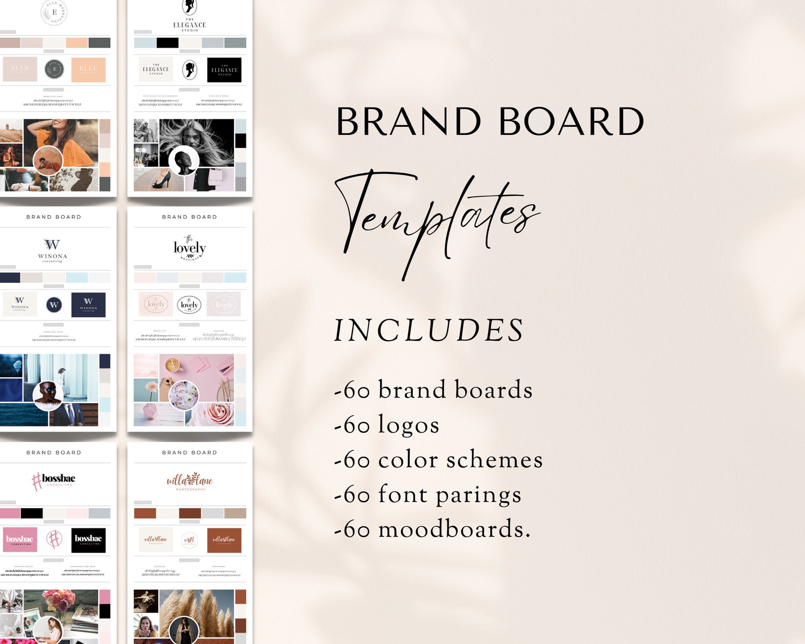 Pre Made Logo, Canva Logo Template, DIY Logo Design, Logo Kit, Editable ...