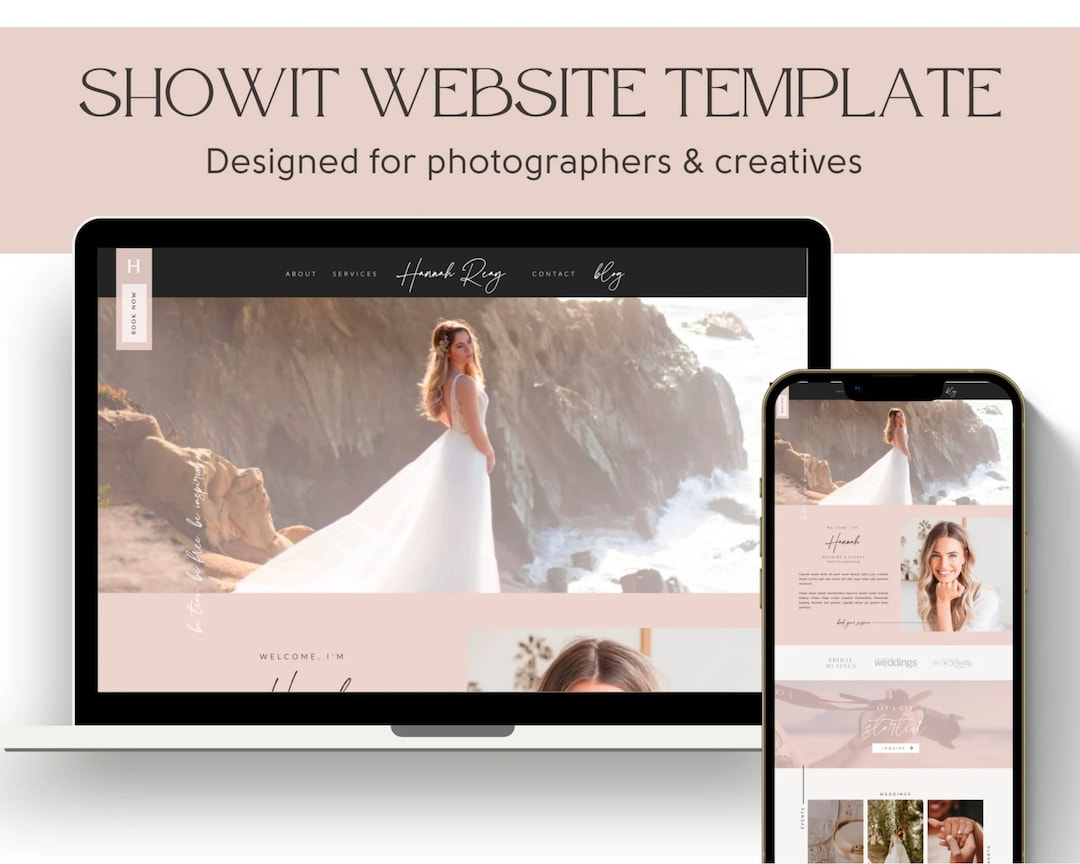 Showit Website Template, Website Template for Creatives, Showit Website ...