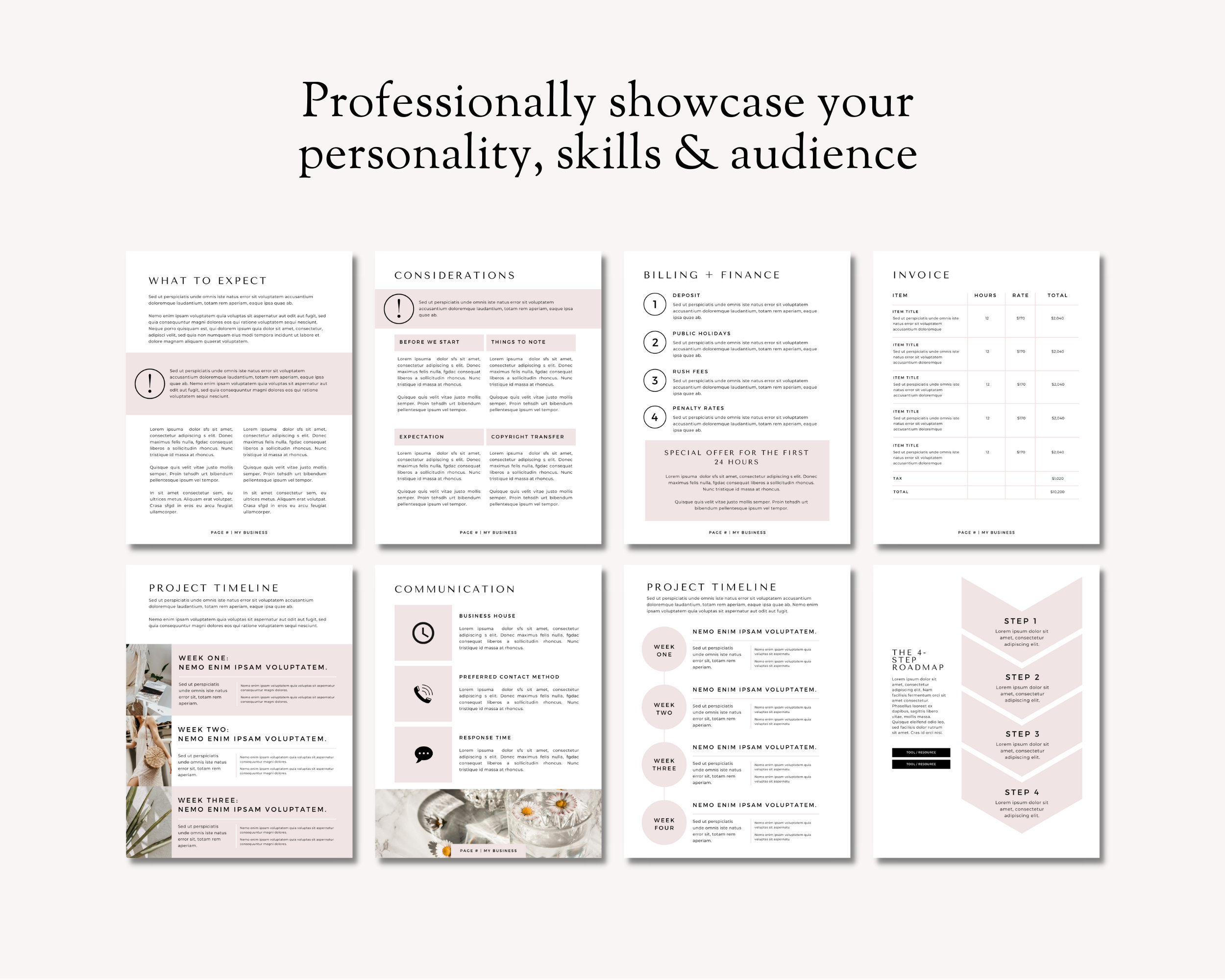 Client Proposal Template Business Proposal Template Virtual - Etsy