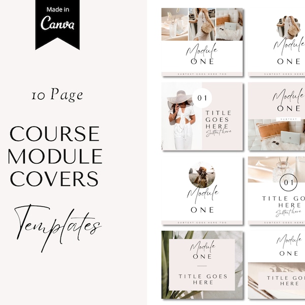 Course Module Template - Etsy