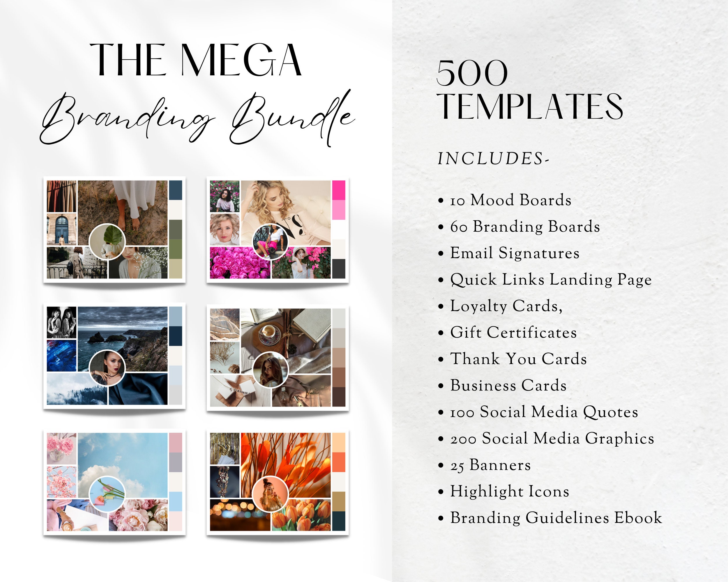 DIY Branding Package Template, Logo Kit, Business Branding Template ...