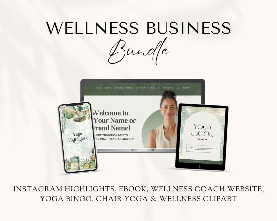 Wellness Coach Canva Templates, Wellness Templates, Wellness Coach ...