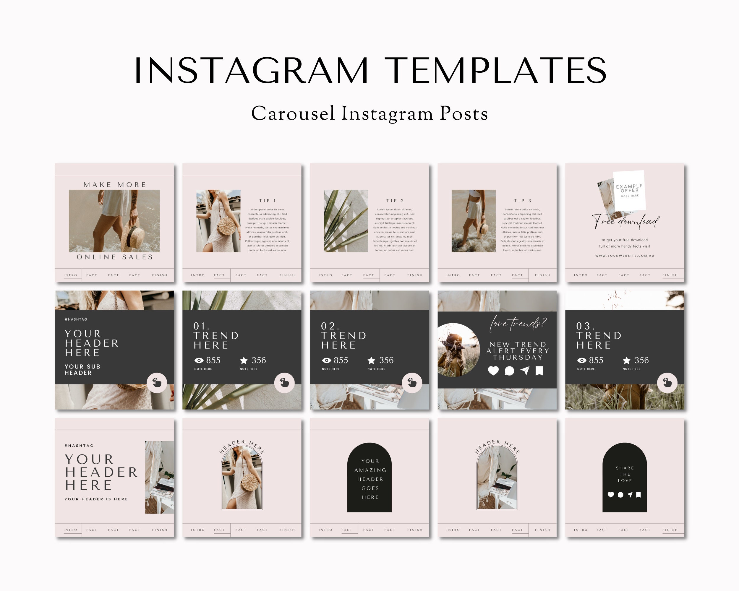 Social Media Content Calendar, Social Media Planner, Social Media ...