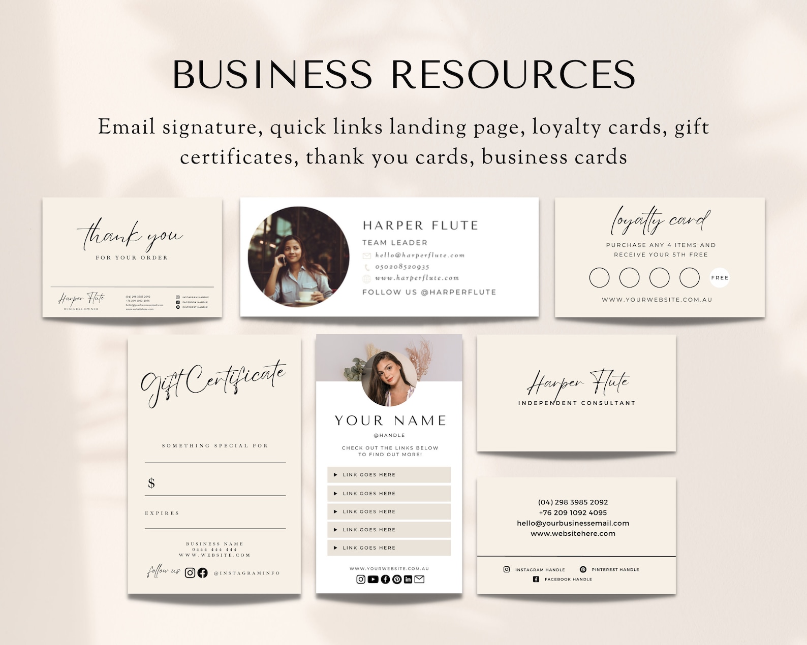 DIY Branding Package Template, Logo Kit, Business Branding Template ...