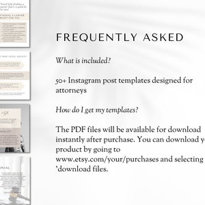 Law Firm Social Media Templates, Lawyer Facebook Post, Attorney ...
