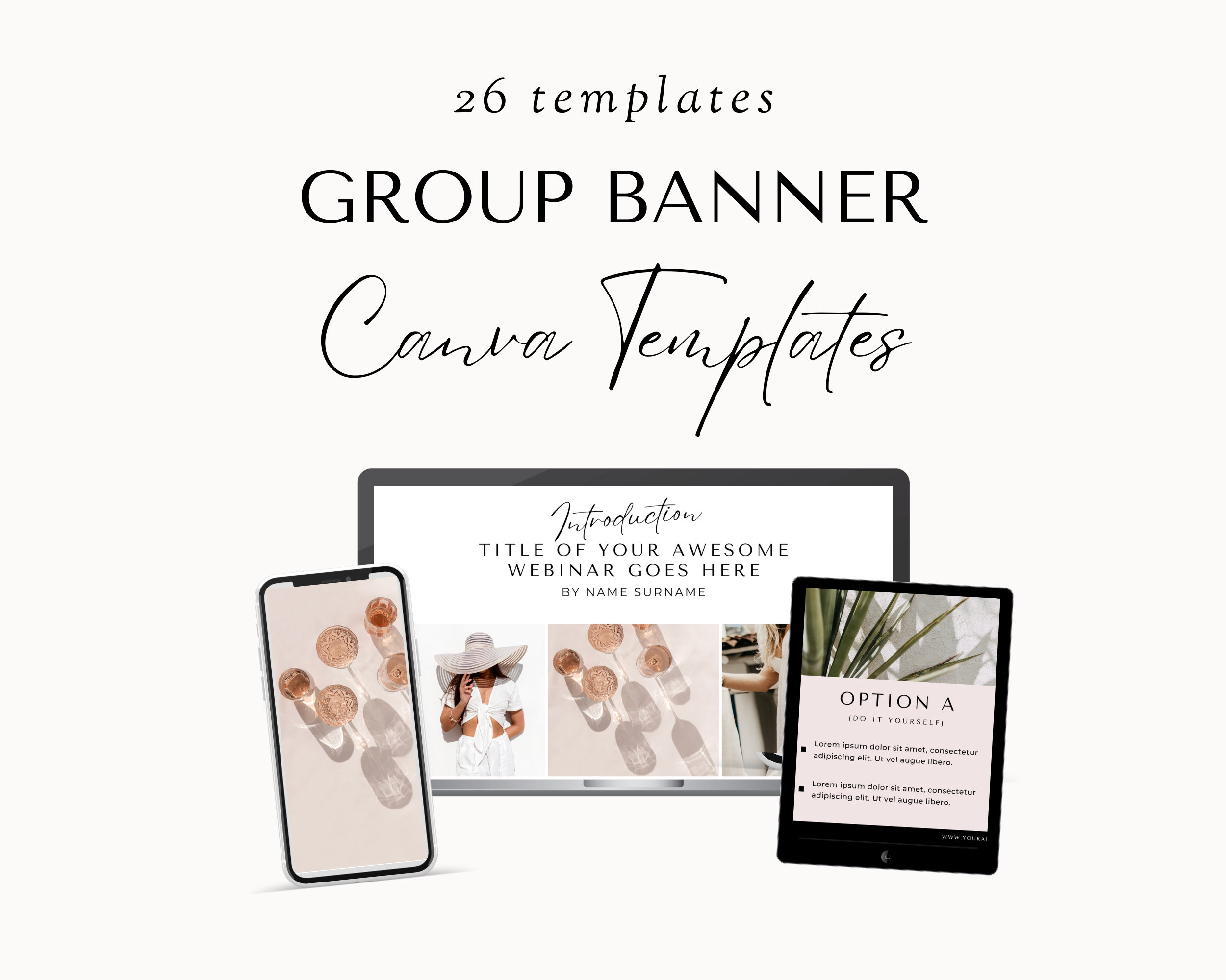Banner Canva Template, Group Banner Template Canva, Facebook Group ...