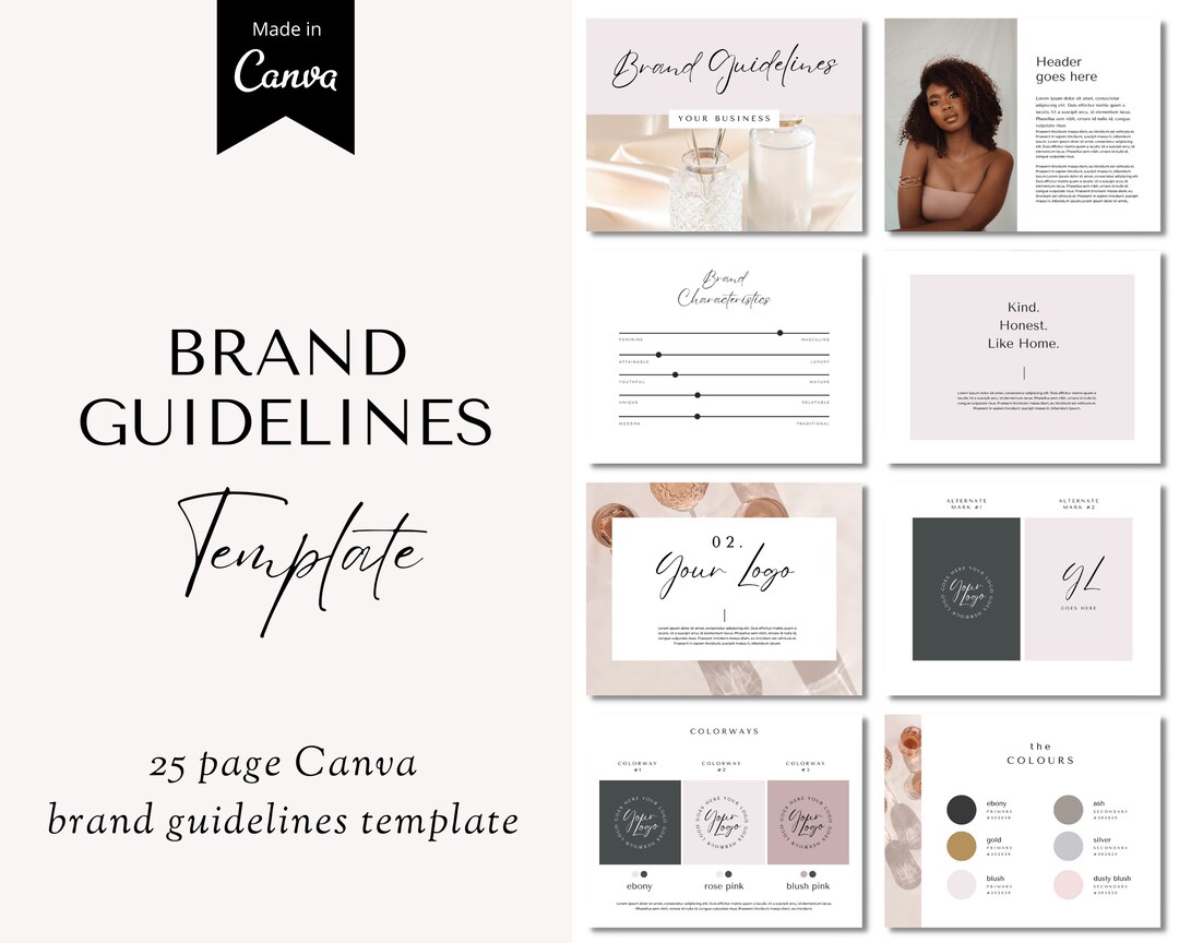 Brand Guidelines, Branding Guidelines Canva, Branding Guidelines ...