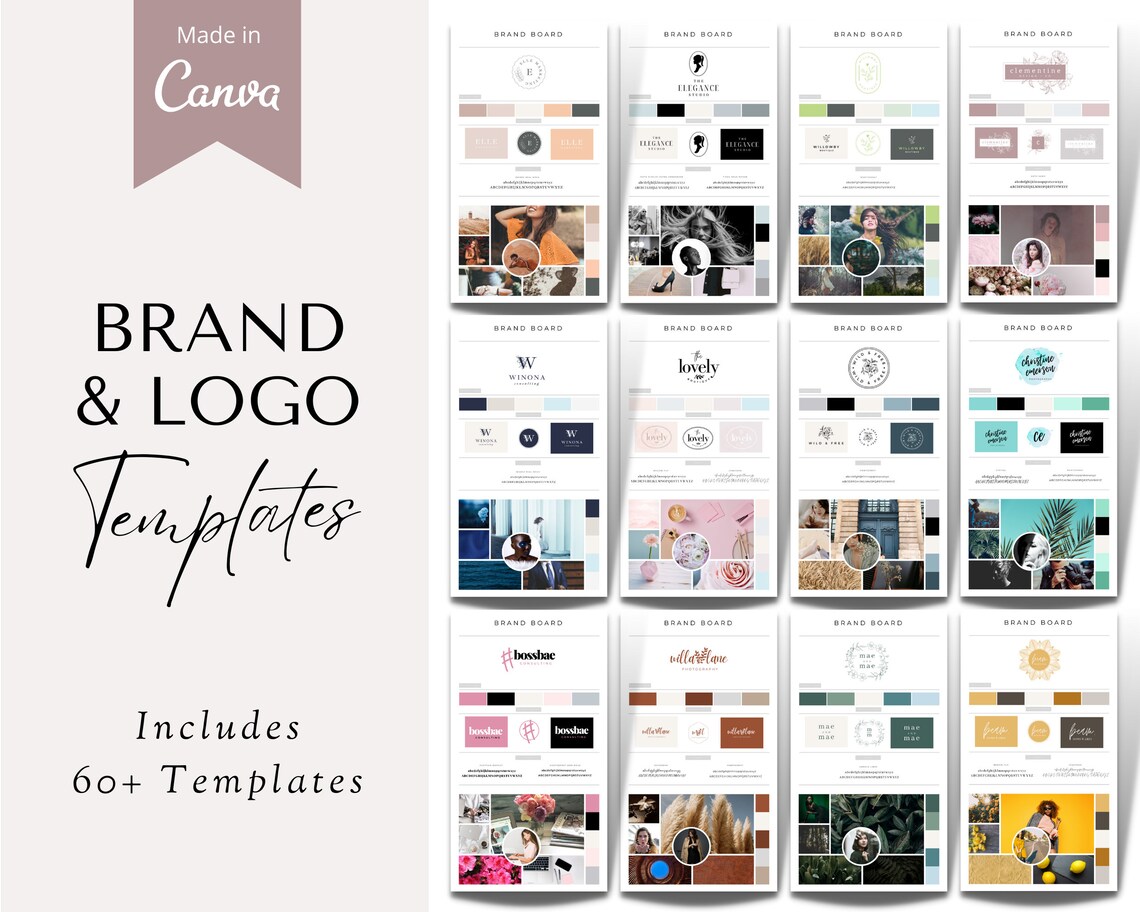DIY Branding Package Template, Logo Kit, Business Branding Template ...