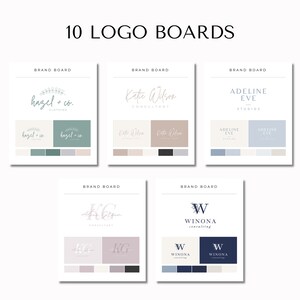 Logo Kit, DIY Logo Design Instant Download, Logo Templates Canva, Logo ...
