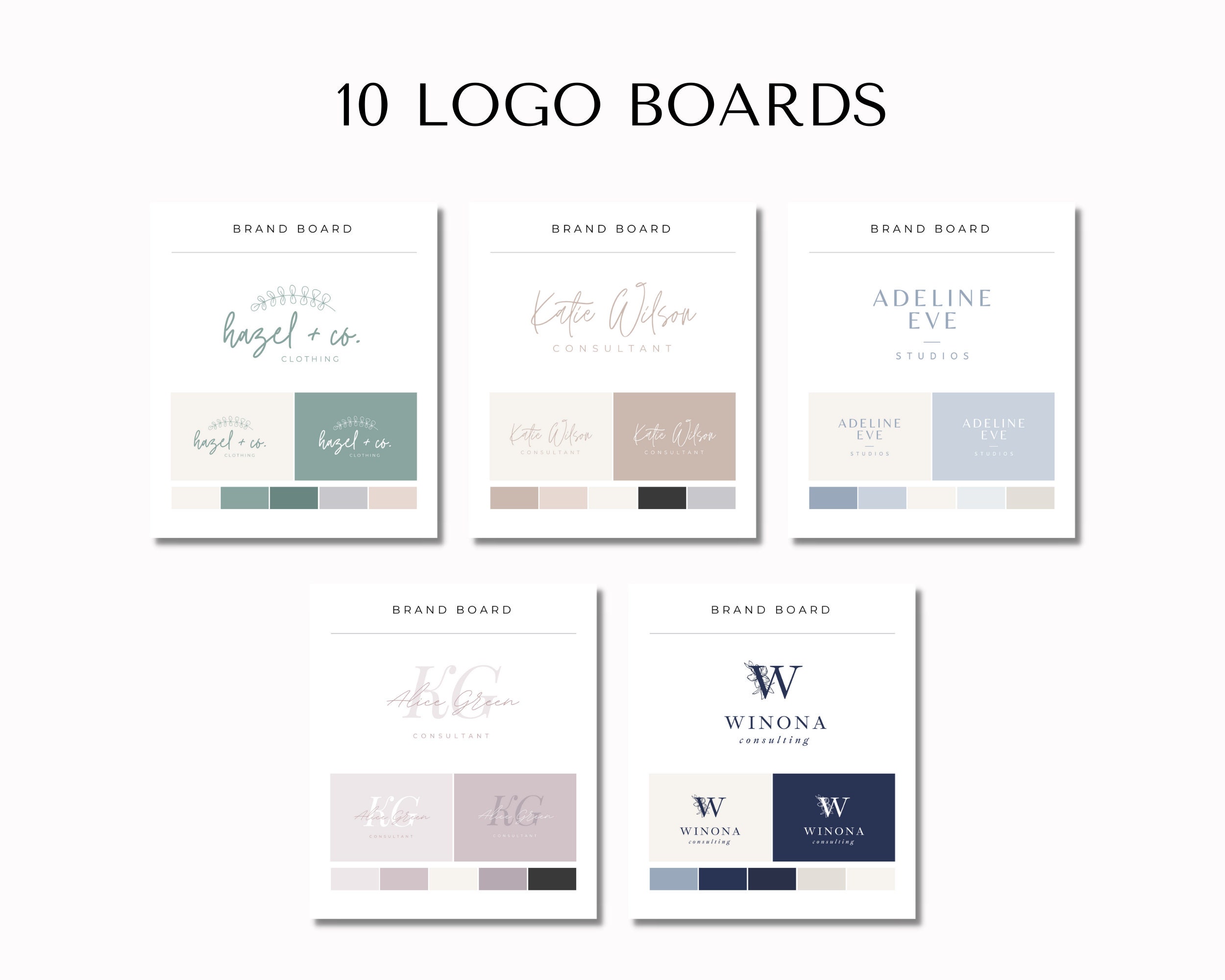 Logo Kit DIY Logo Design Instant Download Logo Templates - Etsy