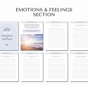 Grief Journal, Grief Gift, Grief Workbook, Sympathy Gift, Healing ...