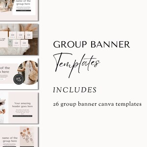 Banner Canva Template, Group Banner Template Canva, Facebook Group ...