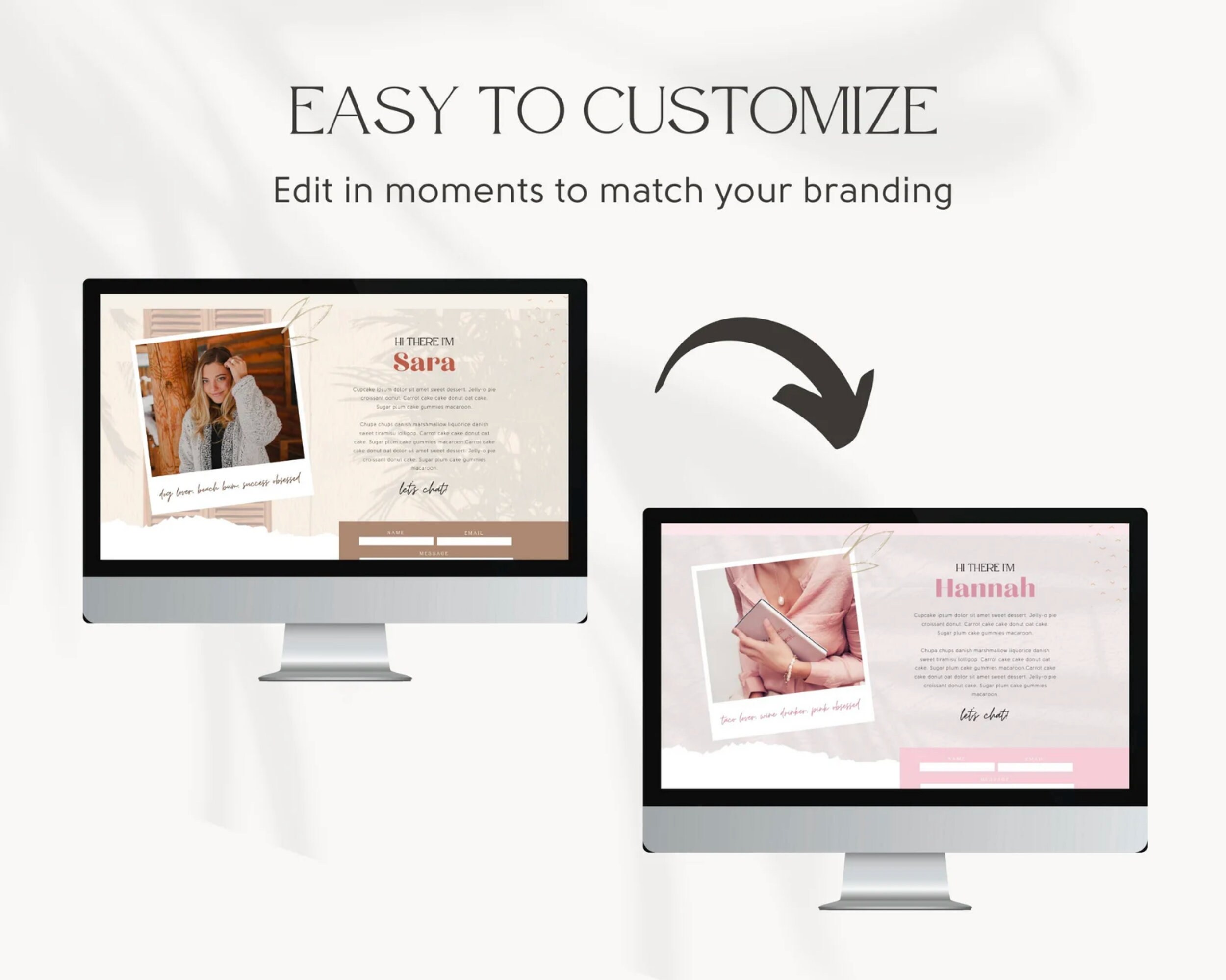 Showit Website Template, Website Template for Coaches, Showit Website ...