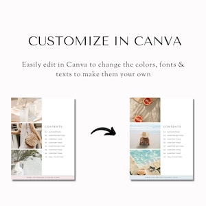 Editable Workbook Template, Canva Coaching Ebook Template, Lead Magnet ...