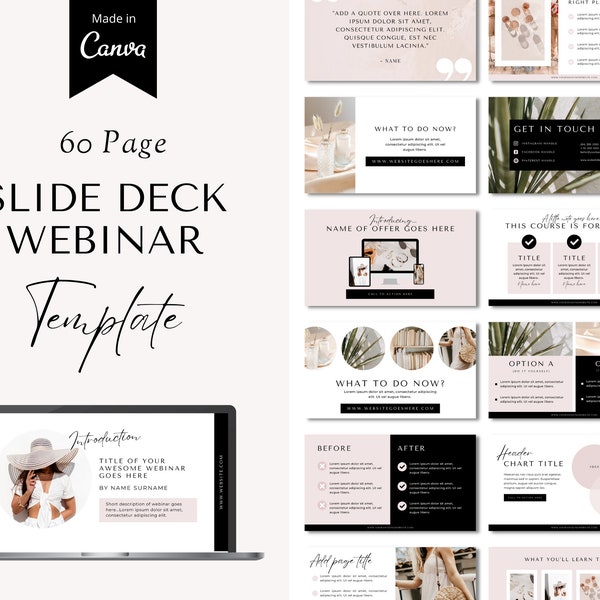 Canva Marketing Deck Template - Etsy