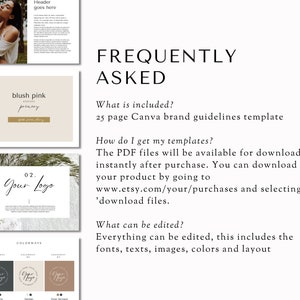 Brand Guidelines, Branding Guidelines Canva, Branding Guidelines Template, Brand Style Guide ...