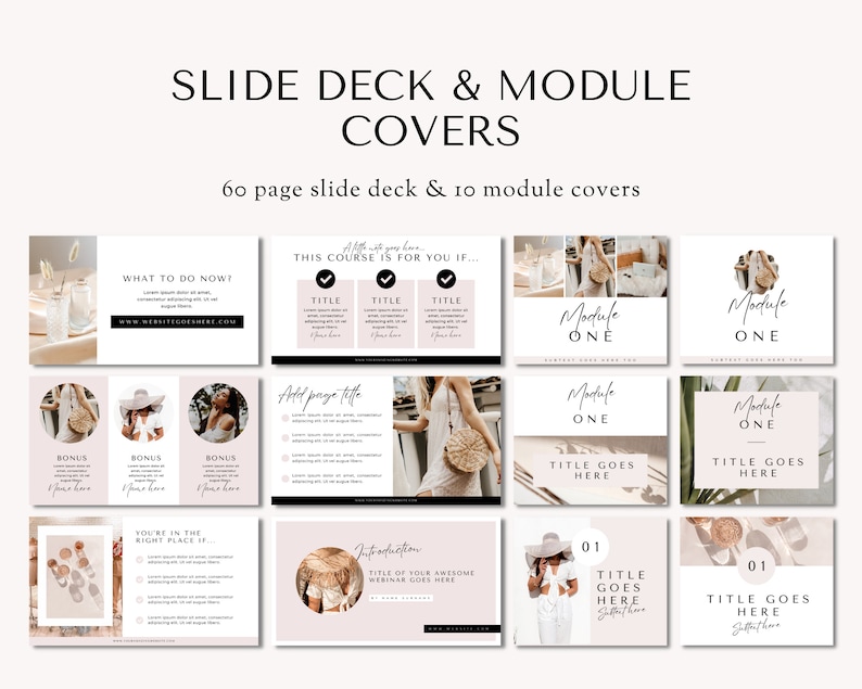 Course Creator Template, Course Creator, Course Template, Course Canva ...
