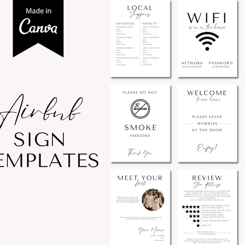 Vacation Rental Sign - Etsy