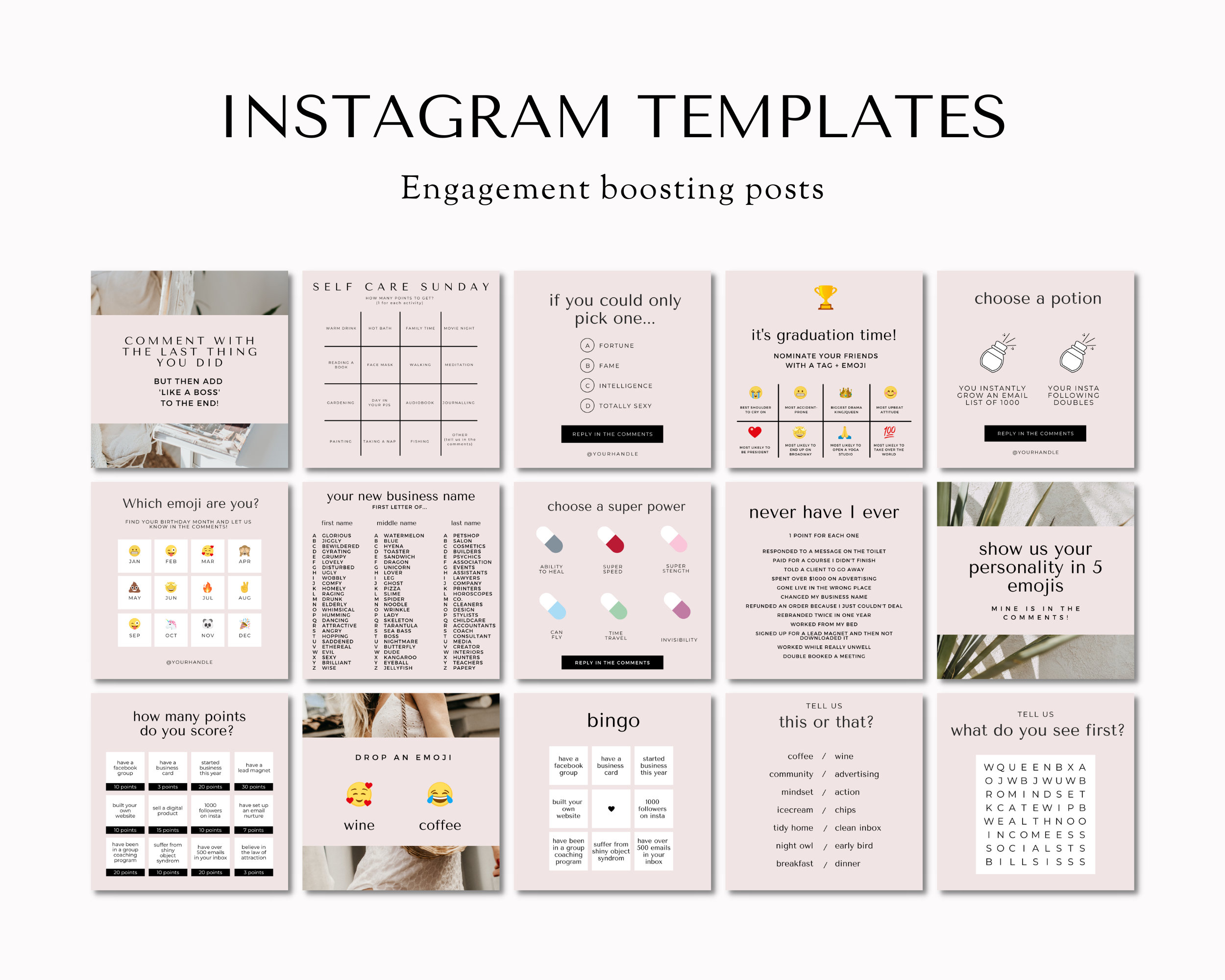 Social Media Content Calendar, Social Media Planner, Social Media ...