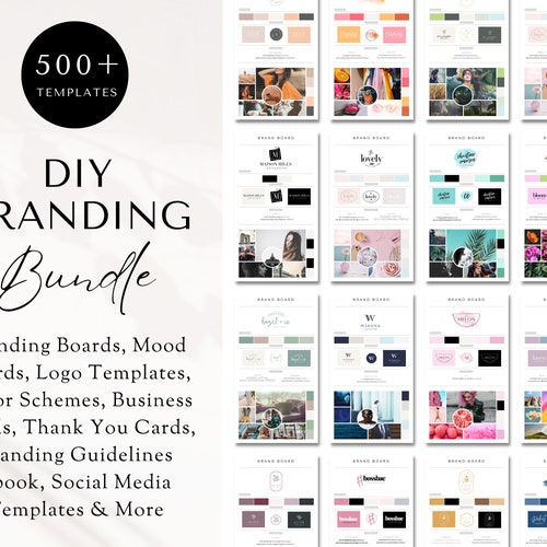 DIY Branding Package Template Logo Kit Business Branding - Etsy