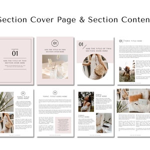 50 Page Ebook Template Canva, Editable Ebook Template, Ebook Digital ...