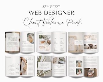 Web Designer Welcome Guide Canva Template, Website Developer Client ...