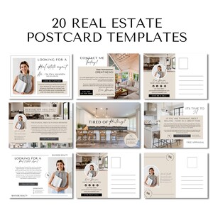 Real Estate Postcard Bundle, Real Estate Postcard Canva, Real Estate ...