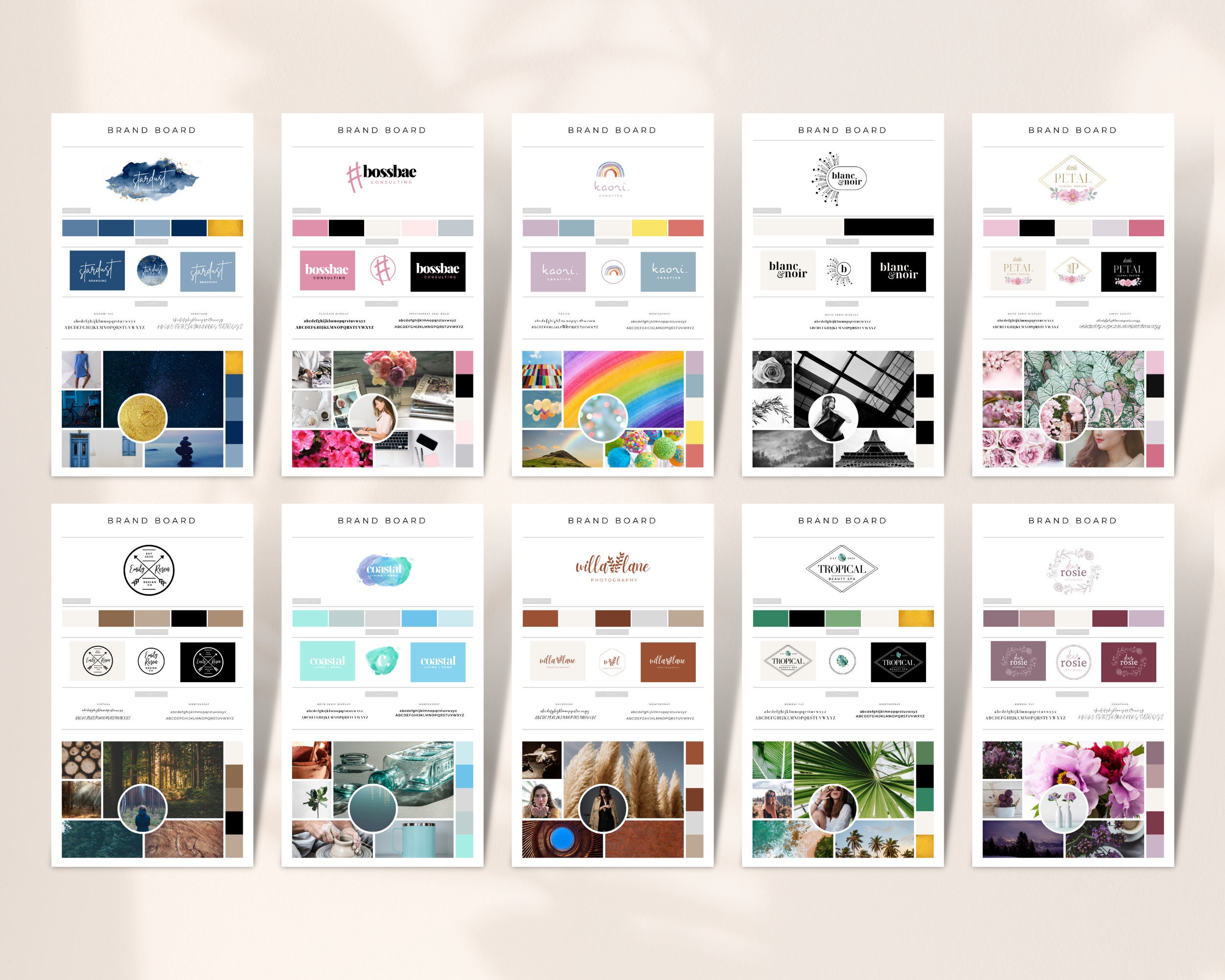 Pre Made Logo, Canva Logo Template, DIY Logo Design, Logo Kit, Editable ...