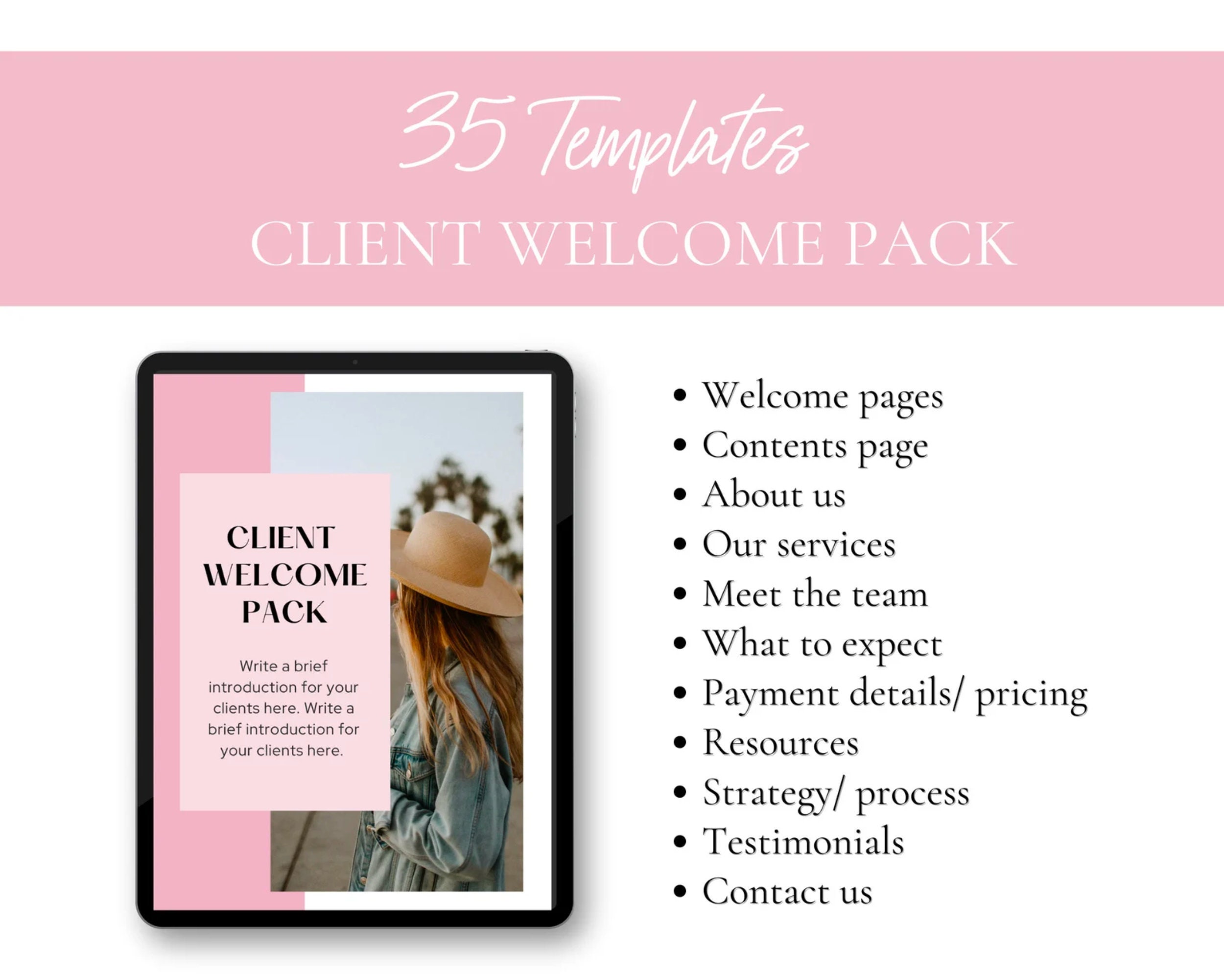 Client Welcome Pack, New Client Onboarding Pack, New Client Welcome ...