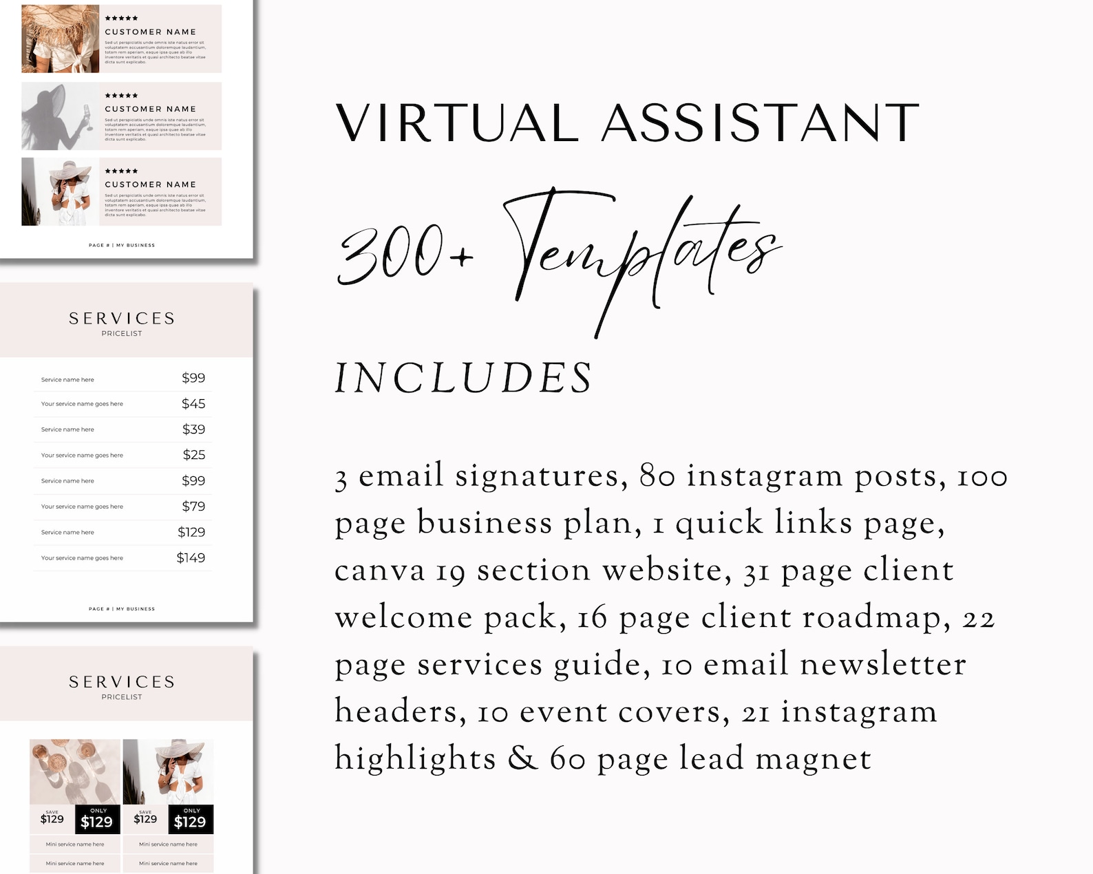 Virtual Assistant Templates, Virtual Assistant Website, Virtual ...