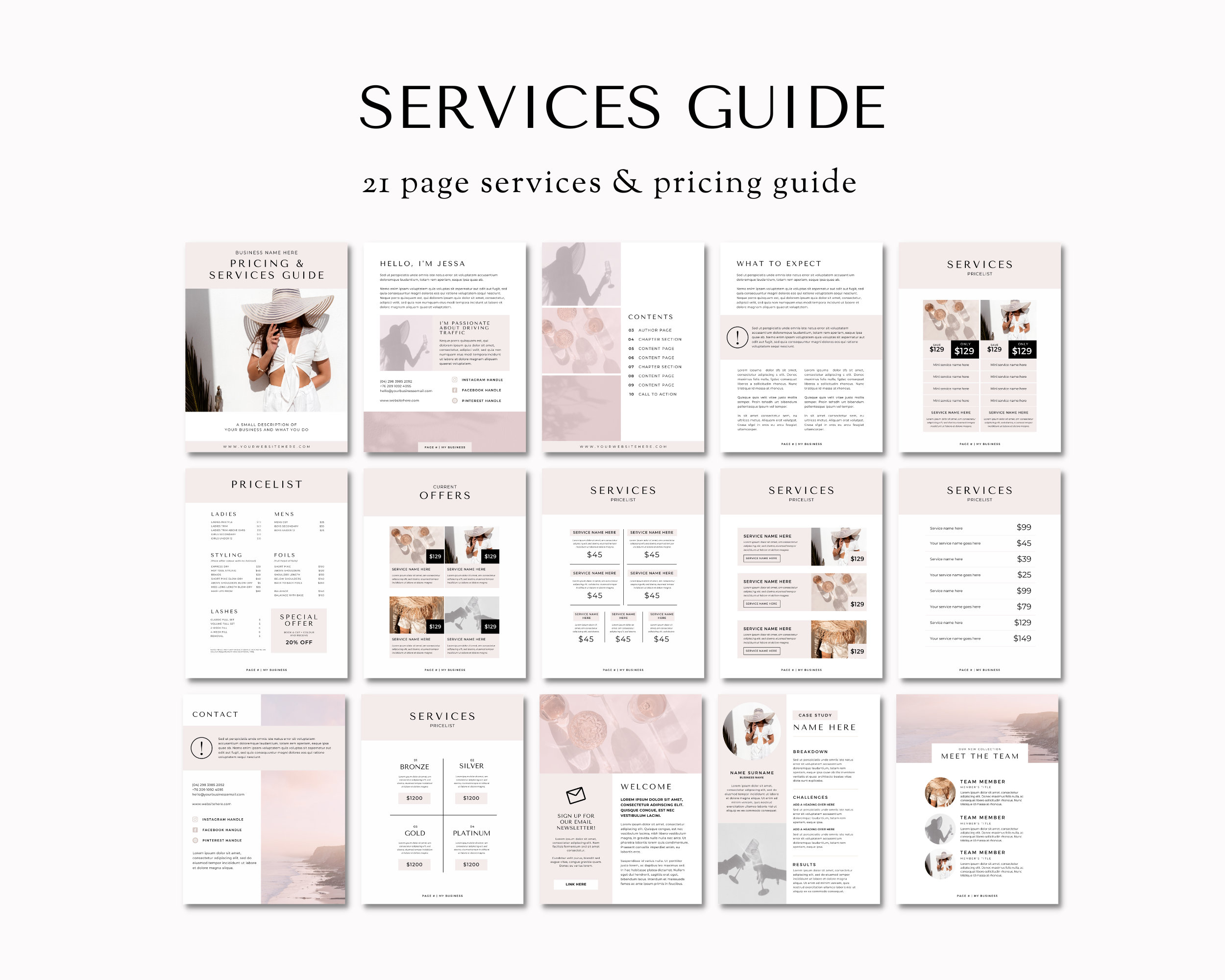 Virtual Assistant Starter Pack Virtual Assistant Branding - Etsy