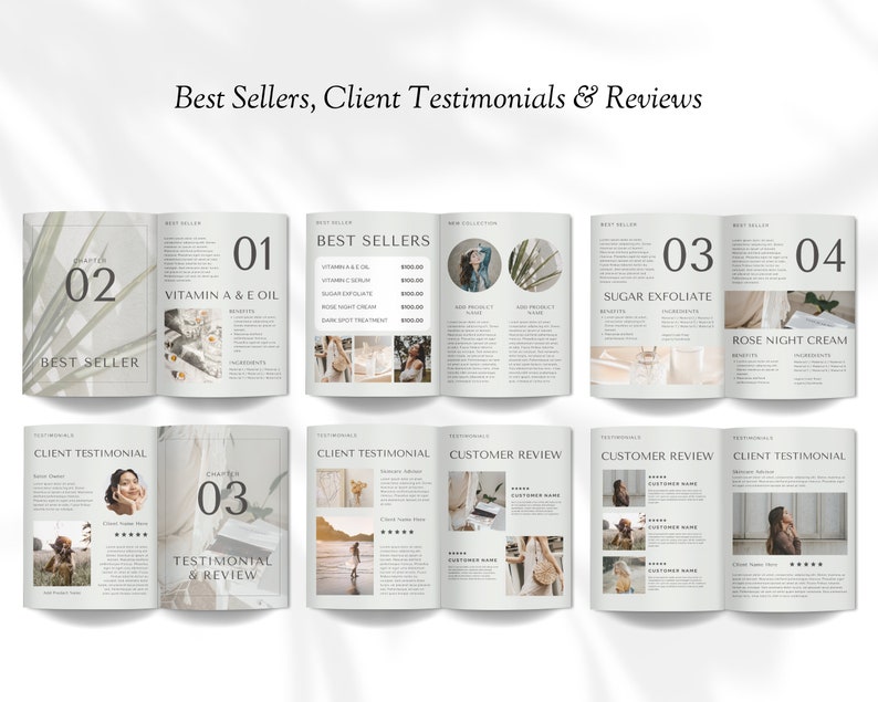 Ebook Template Canva, Ebook Mockup, Ebook Cover, Ebook for Wellness ...