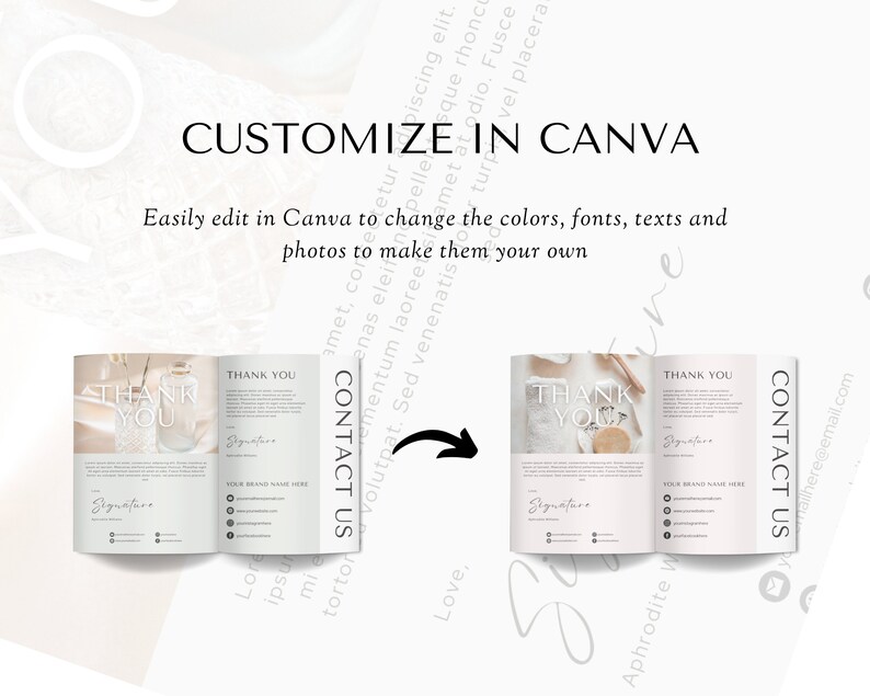 Ebook Template Canva, Ebook Mockup, Ebook Cover, Ebook for Wellness ...