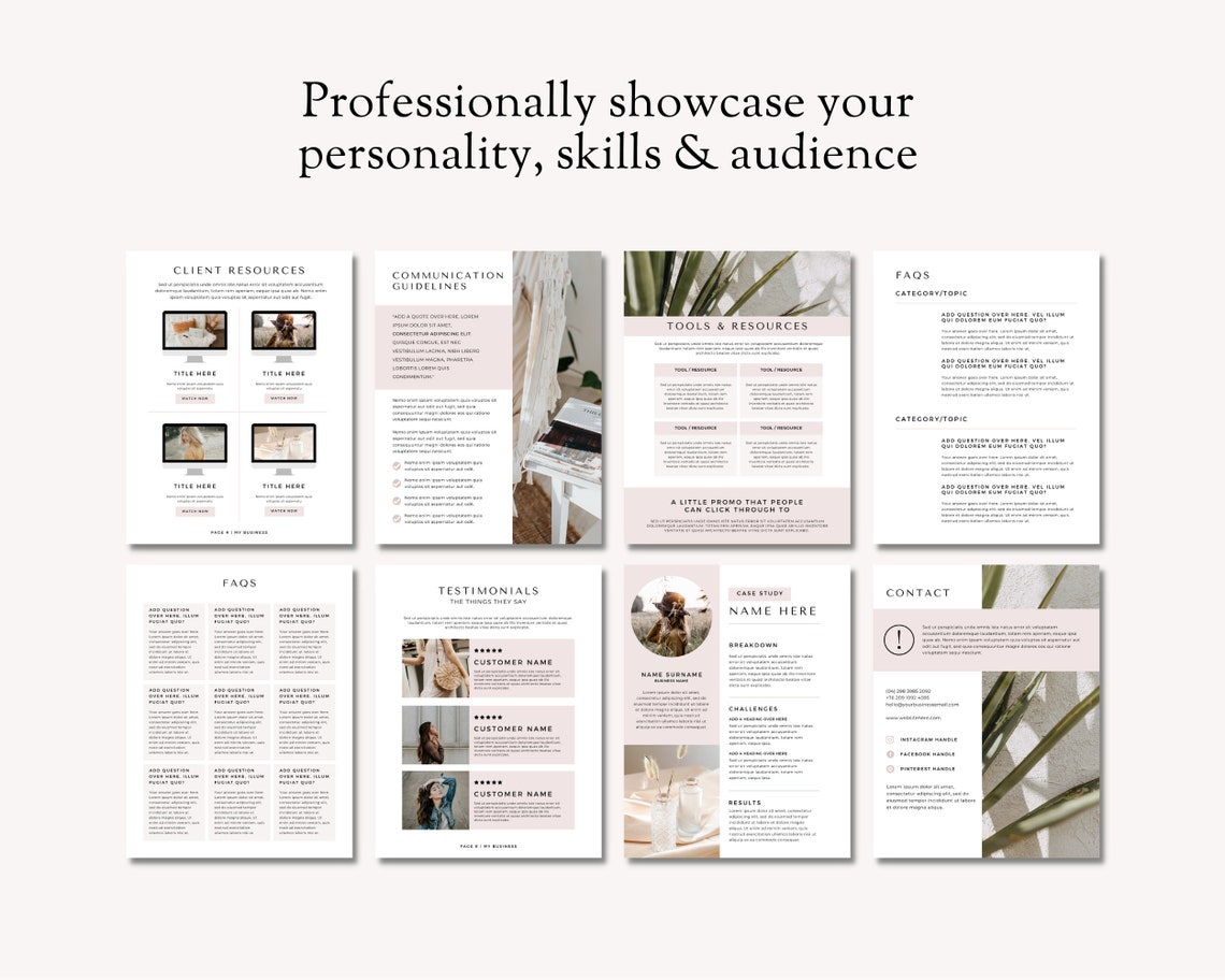 Client Proposal Template, Business Proposal Template, Virtual Assistant ...