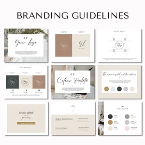 Brand Guidelines, Branding Guidelines Canva, Branding Guidelines Template, Brand Style Guide ...